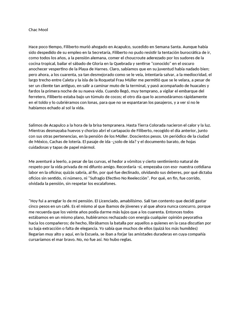 CHAC MOOL GUIA LENGUA | PDF