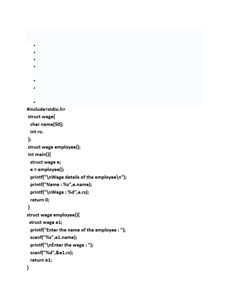 Programs Structure | PDF