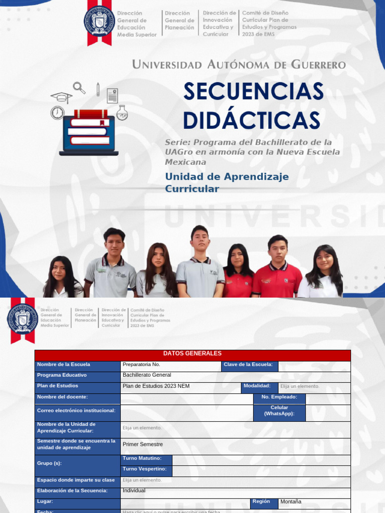Formato SD Primer Semestre | PDF