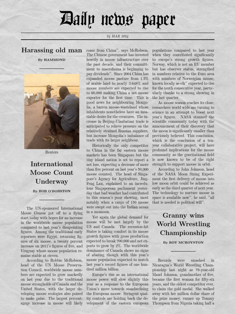 Newspaper | PDF