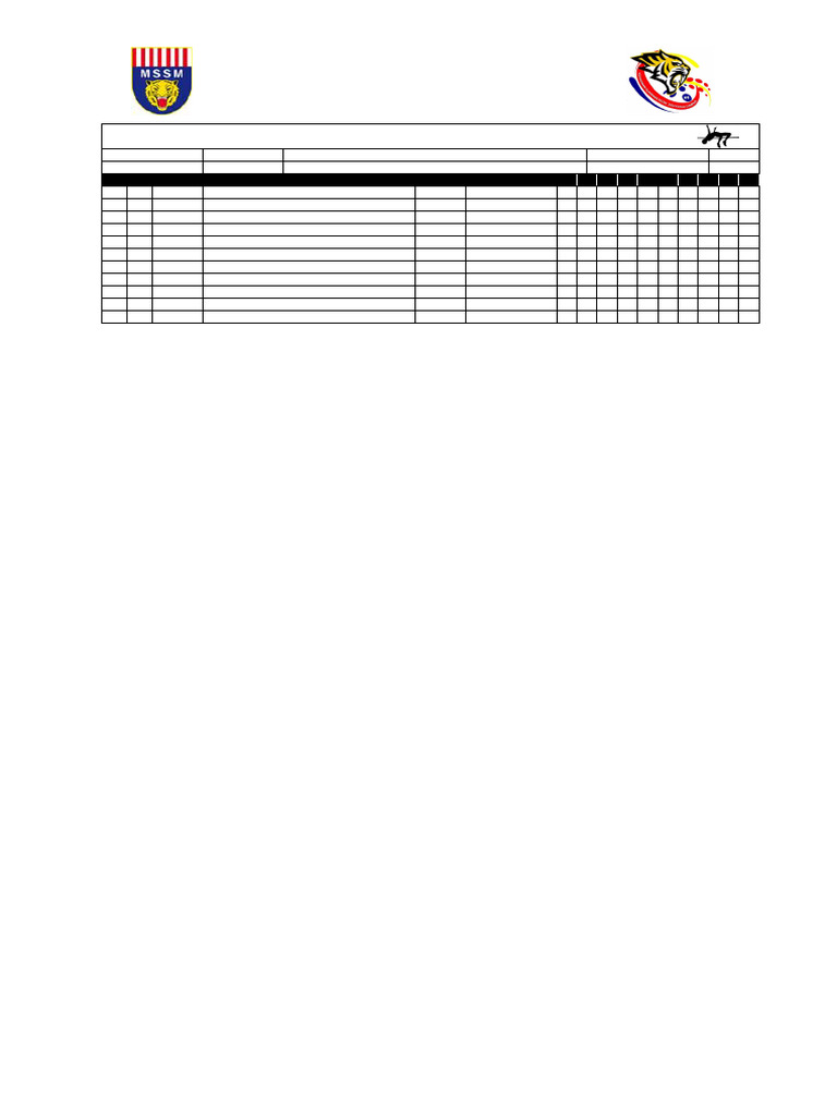 Kejohanan Olahraga MSSM Stadium Nasional, Bukit Jalil 20 - 24 September ...