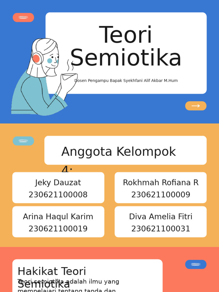 Teori Semiotika | PDF