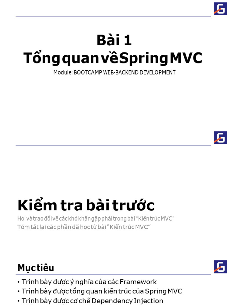 Slide 1 - Introduction To Spring MVC | PDF
