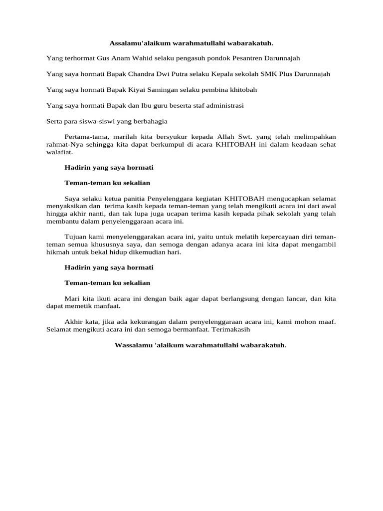 Prakata Panitia | PDF