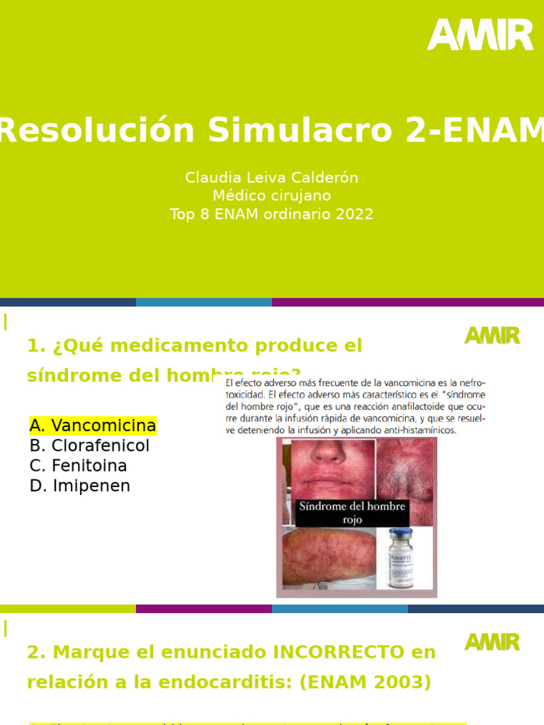 Resolución Simulacro 2 Amir | PDF