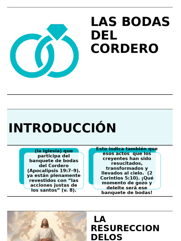 Las Bodas Del Cordero | PDF