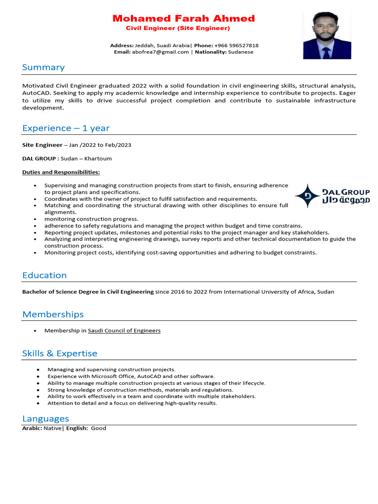 Mohammed Farah - CV | PDF