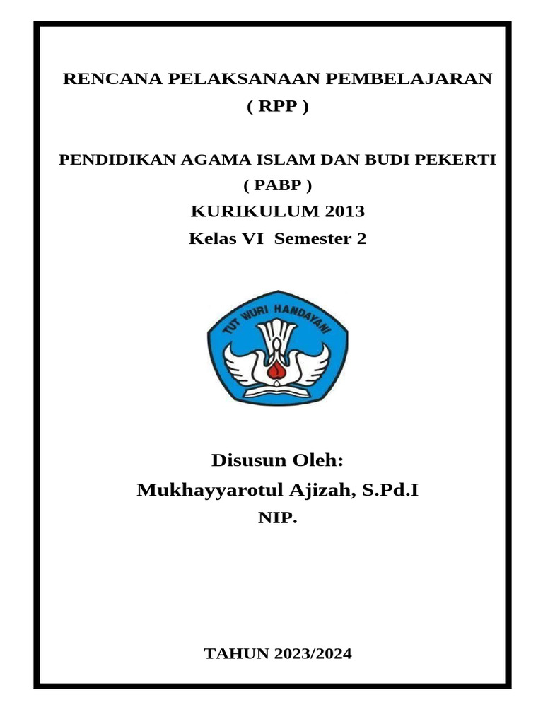 Cover RPP | PDF
