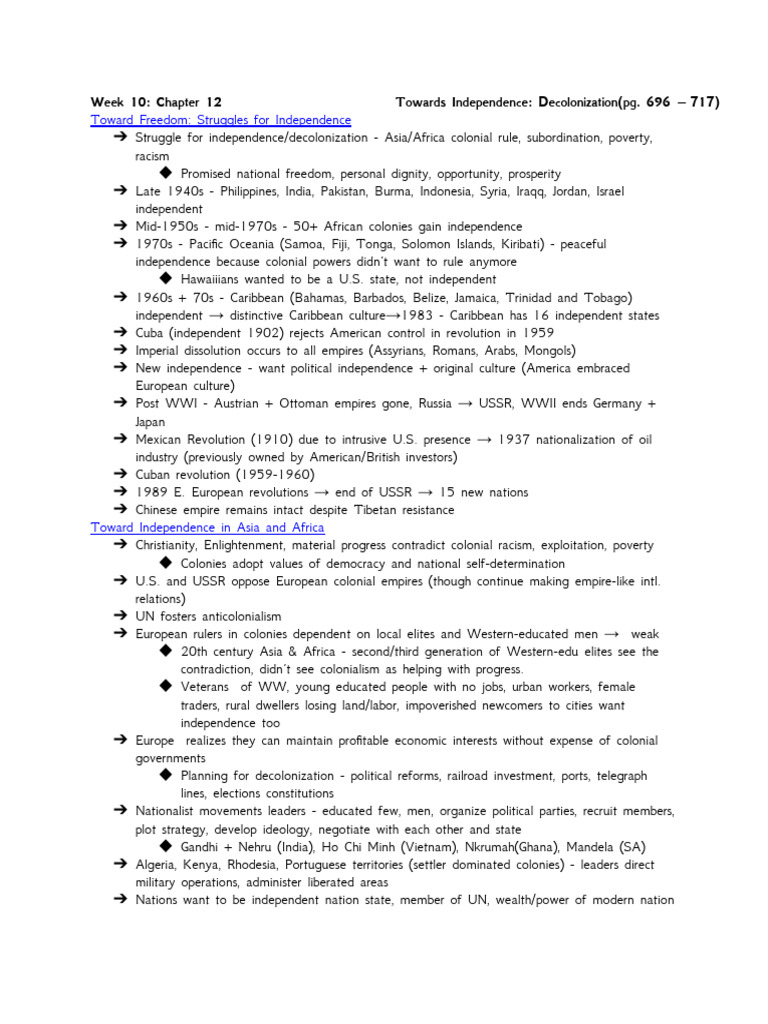 Chapter 12 World History Notes | PDF