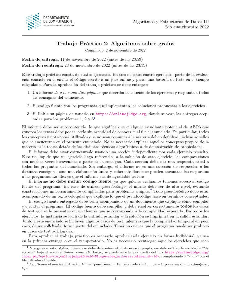 TP2 Algo3 2c2022 | PDF