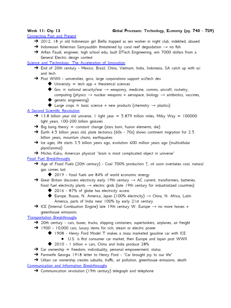 Chapter 13 World History Notes | PDF