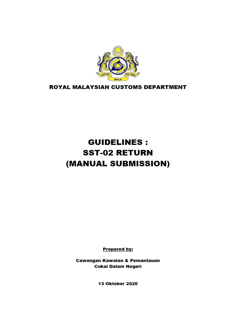 Appendix II - Return SST02 Guidelines | PDF