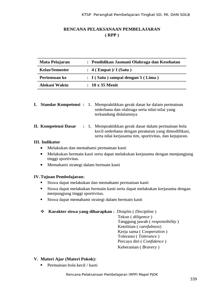 [10]PJOK KELAS 4 | PDF