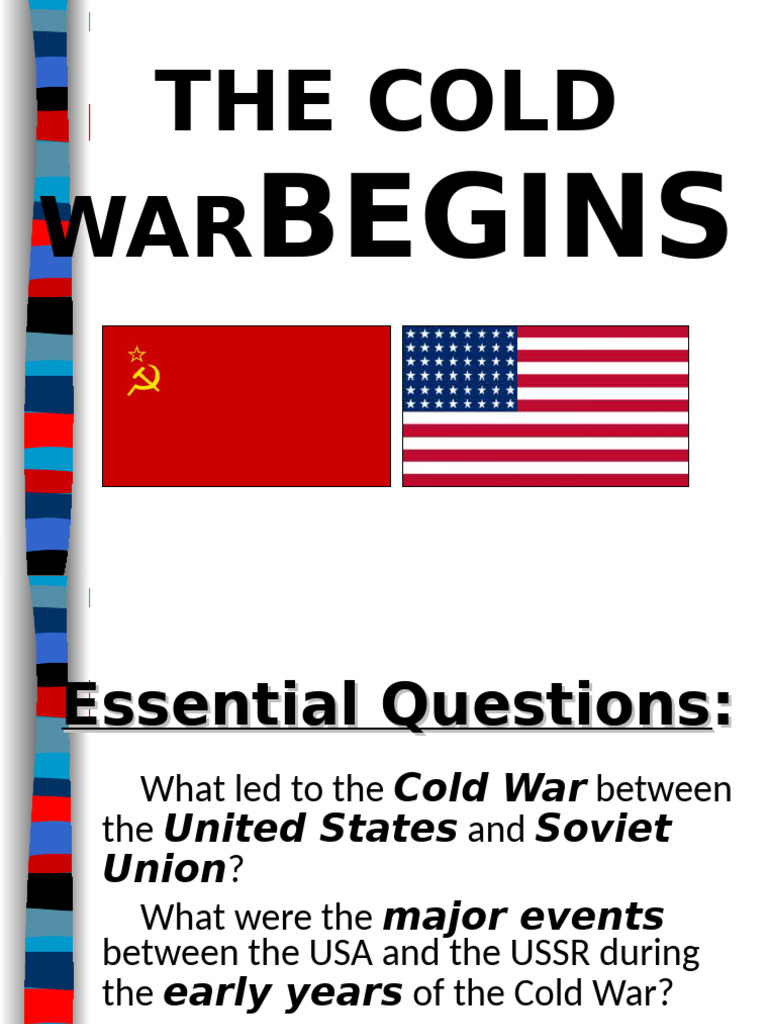Cold War Begins | PDF | Soviet Union | World Politics