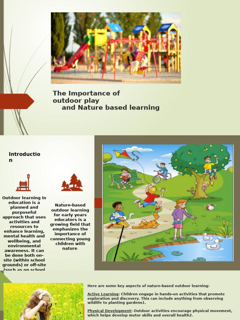 the importance of outdoor play and nature based learning | PDF