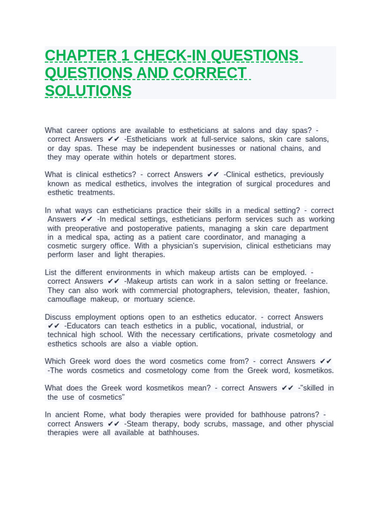 Chapter 1 Check | PDF