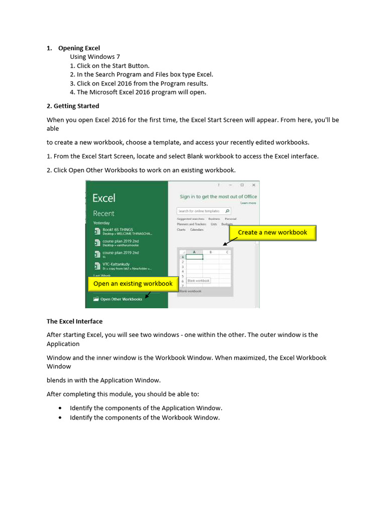 Opening Excel PDF | PDF