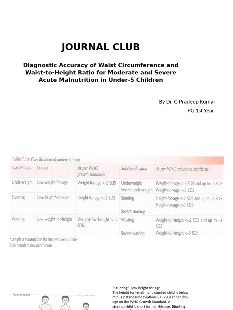JOURNAL CLUB WC & WHTR | PDF | Epidemiology | Human Size