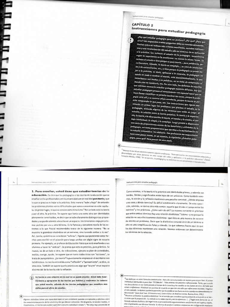 Capitulo 2 - Instrucciones para Estudiar Pedagogia Estanislao Antelo+Comprimido+PDF+18+Junio | PDF