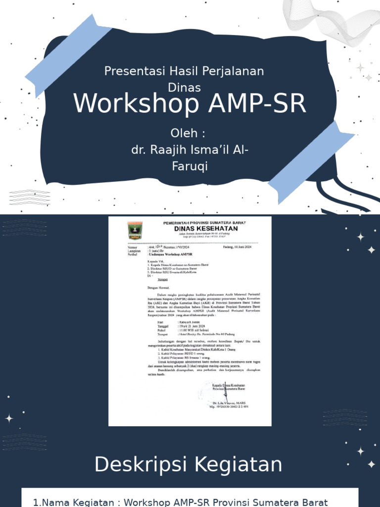 Presentasi Hasil Perjalanan Dinas | PDF