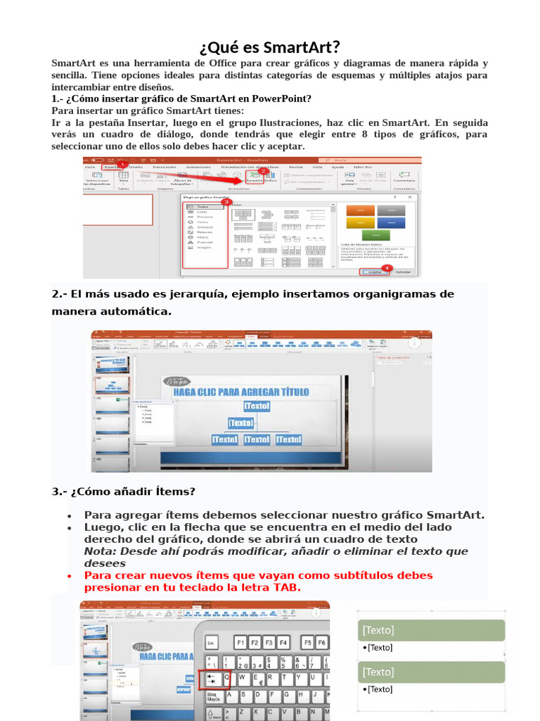 Qué Es SmartArt Sexto Grado | PDF