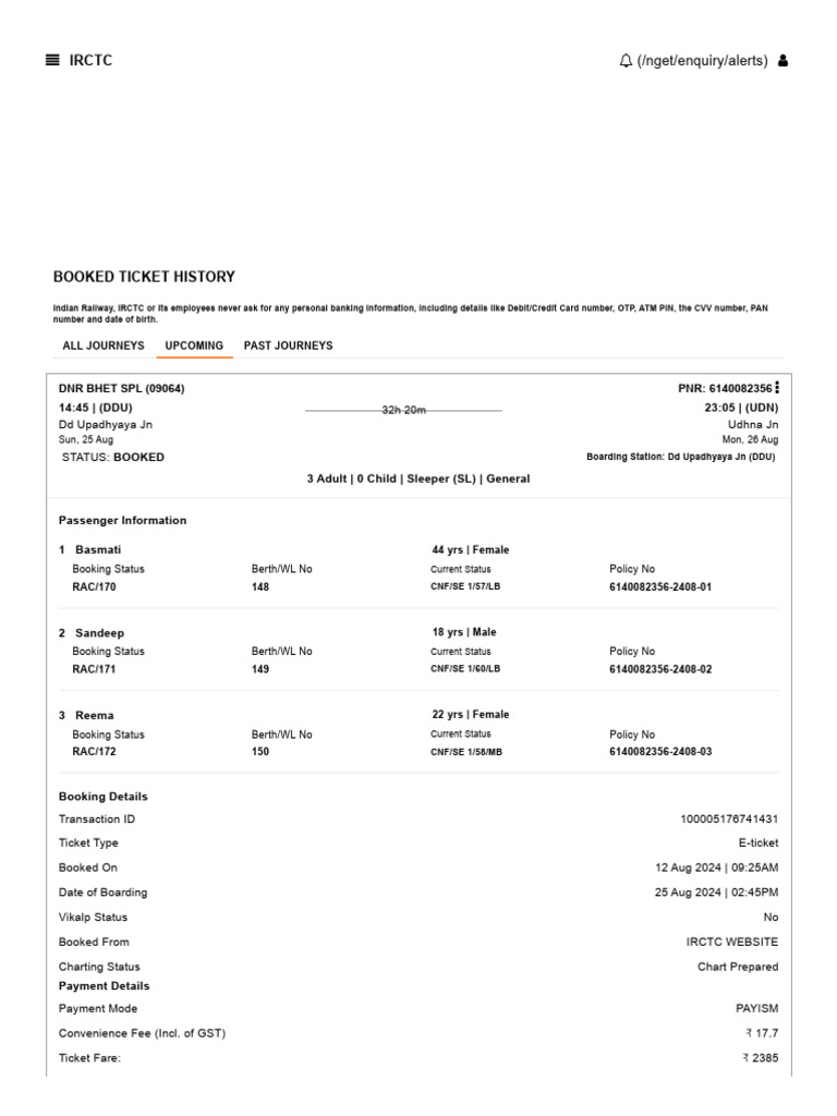 IRCTC Next Generation Eticketing System | PDF | Payments | Banking ...