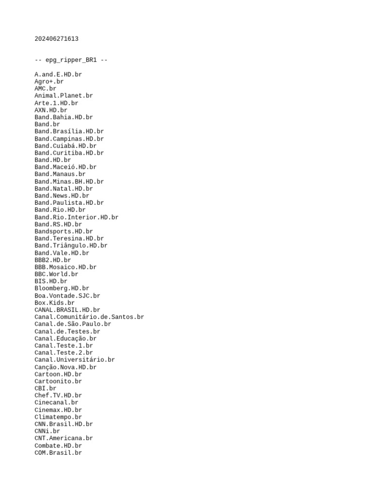 Epg Ripper BR1 | PDF