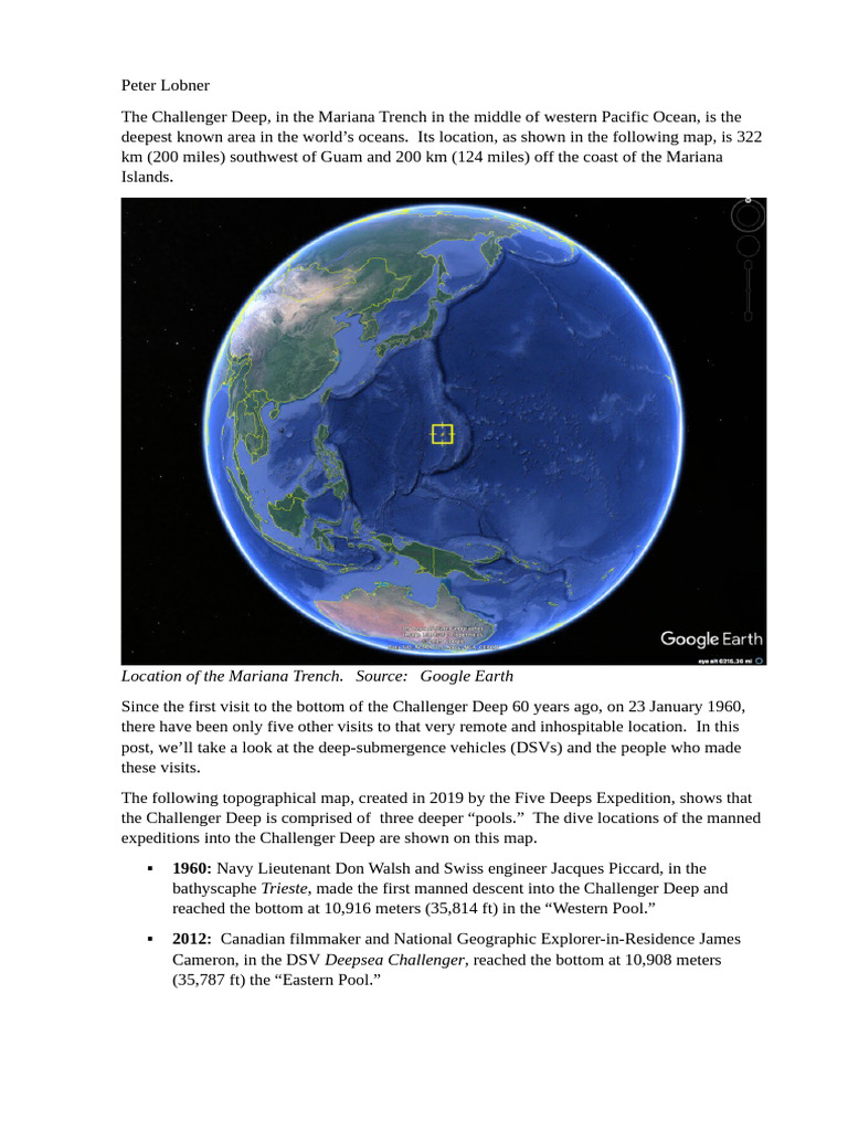 The Challenger Deep | PDF