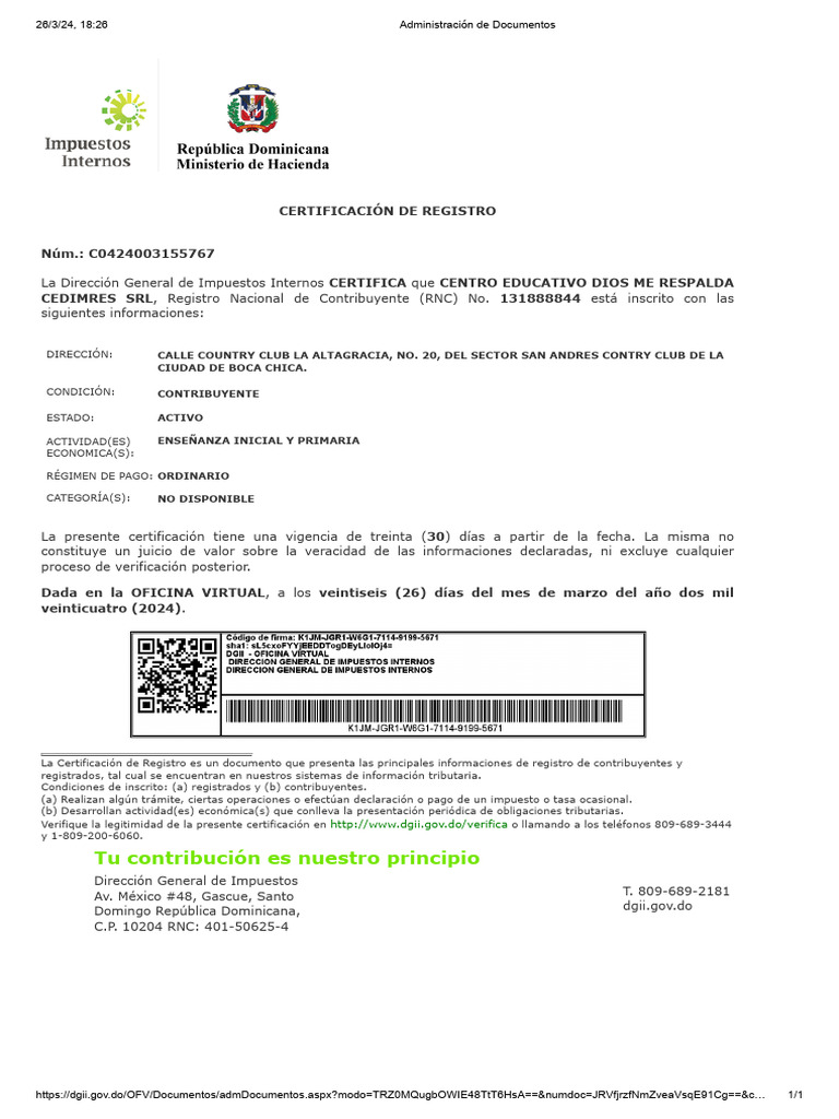 Acta de RNC Act Cedimres | PDF