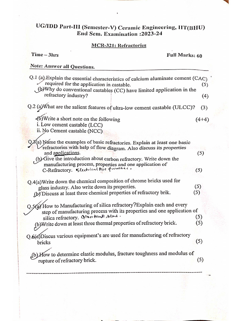 Third Year Papers | PDF