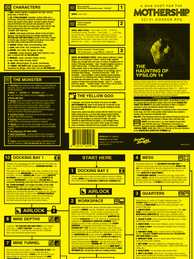 Mothership - Haunting of Ypsilon 14 v1.1 | PDF