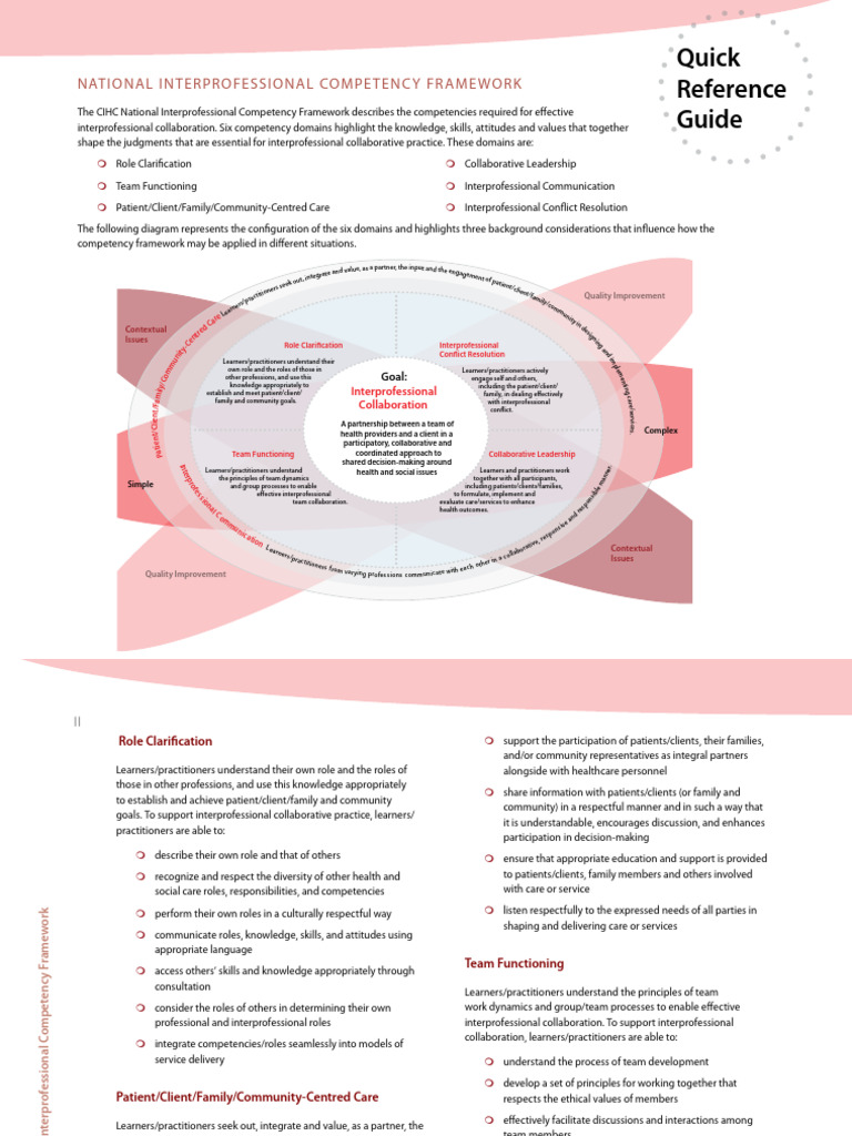 CIHC IPCompetenciesShort Feb1210 | PDF