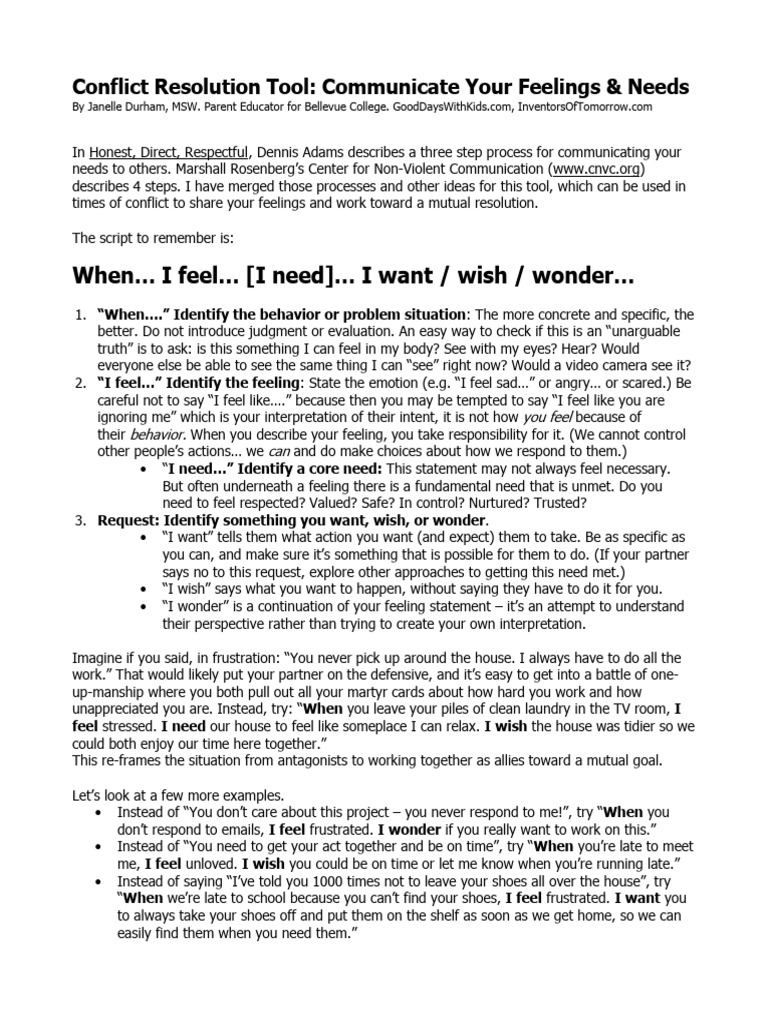 Conflict Resolution (1) | PDF