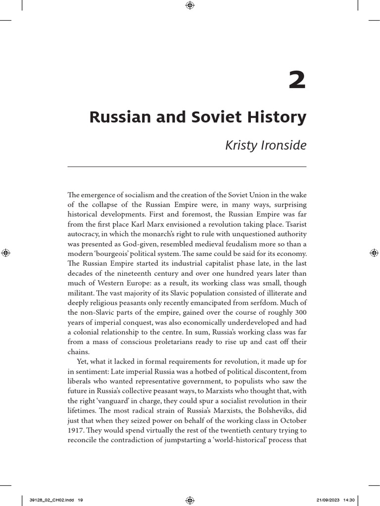 Ironside Russian and Soviet History 2024 | PDF
