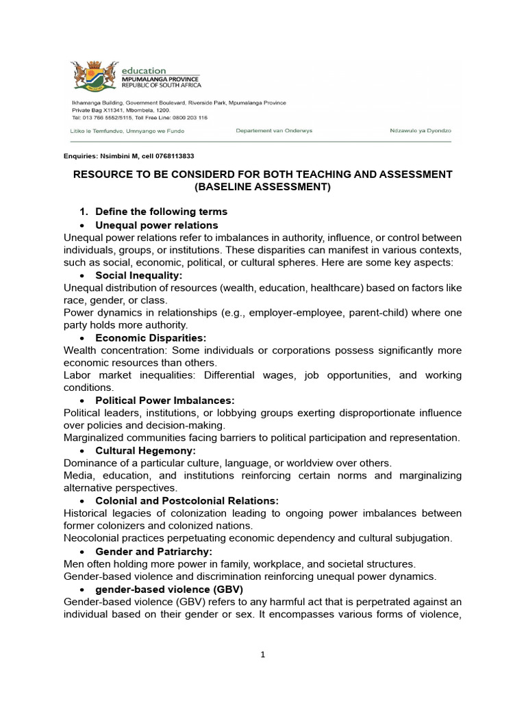 2024 2nd Term GR 11 Baseline | PDF