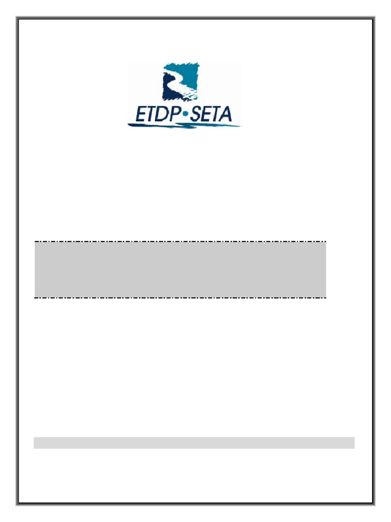 ECD Examplar Question Paper One 2019 2020 | PDF