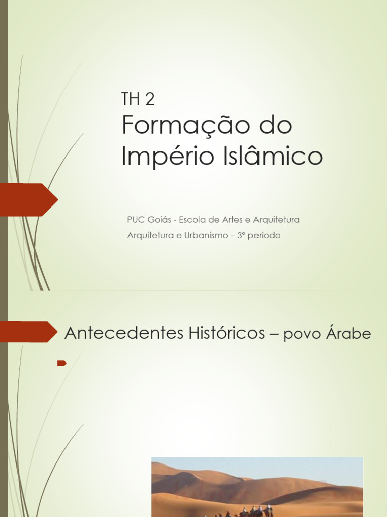 Aula 04-Formação Do Imperio Islamico | PDF