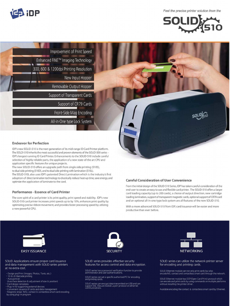 Idp Solid 510d Flyer | PDF