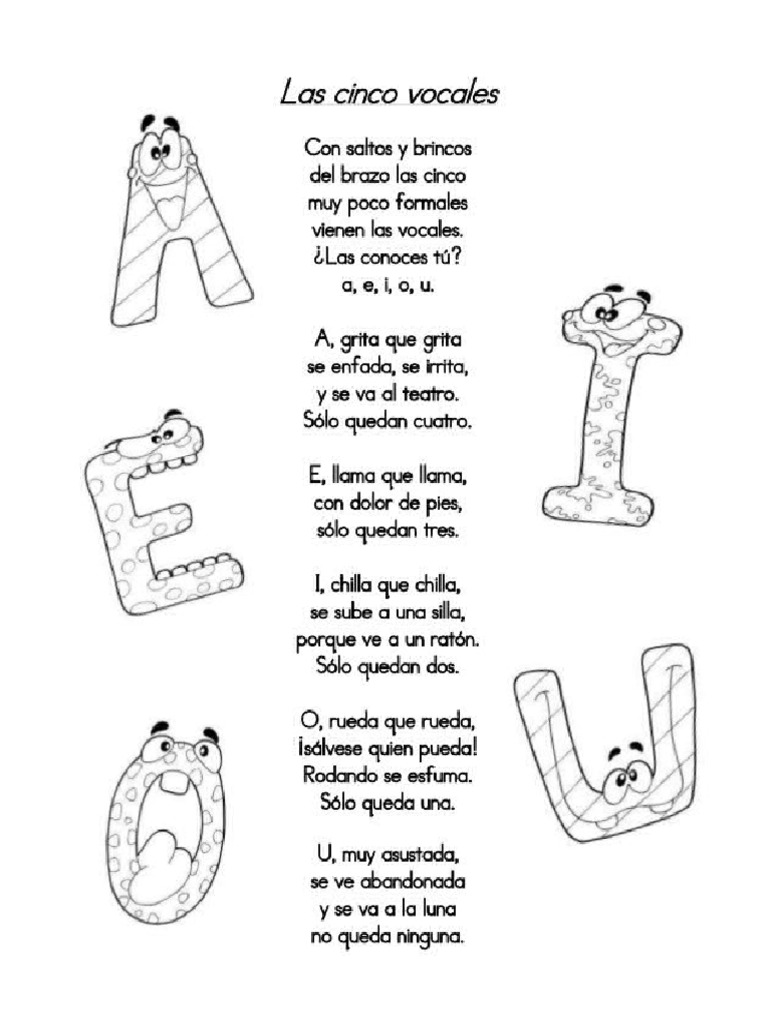 Las Vocales Primera Semana | PDF