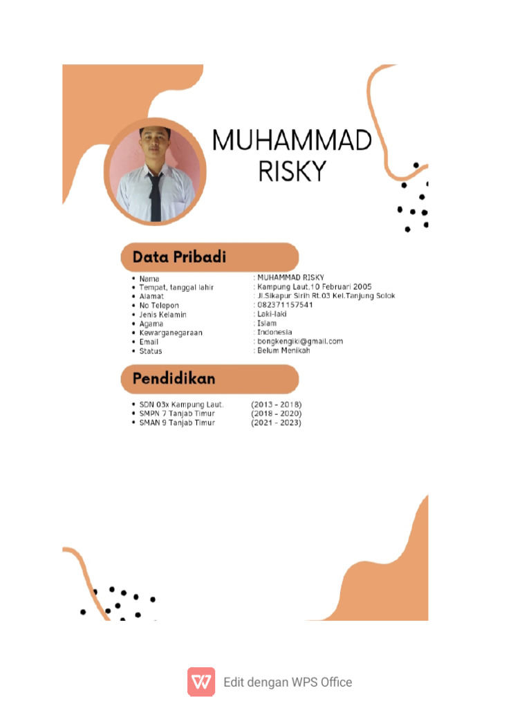 CV - Update Muhammad Riski | PDF