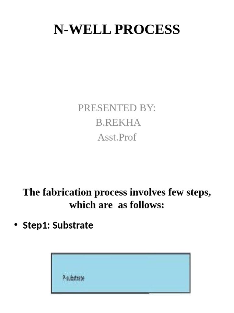 n Well Process Unit 1 | PDF
