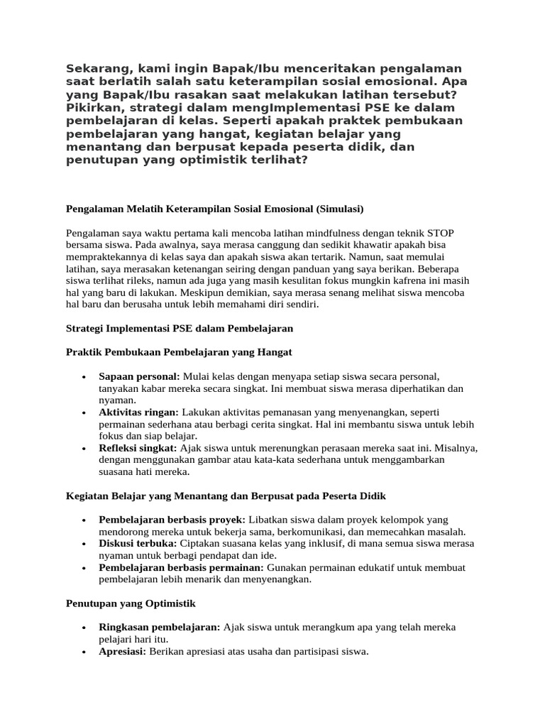 Refleksi Modul 2 Topik 2 | PDF