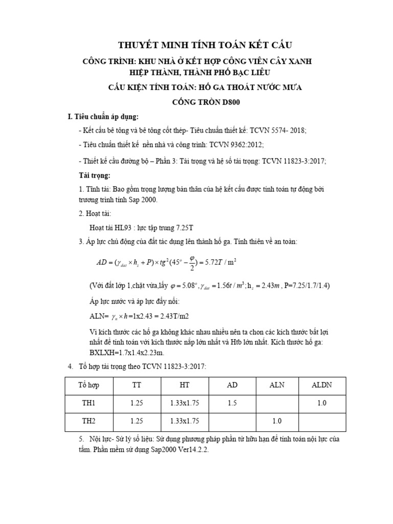 0.4phu Luc Tinh Toan Ho Ga TNM D800 | PDF