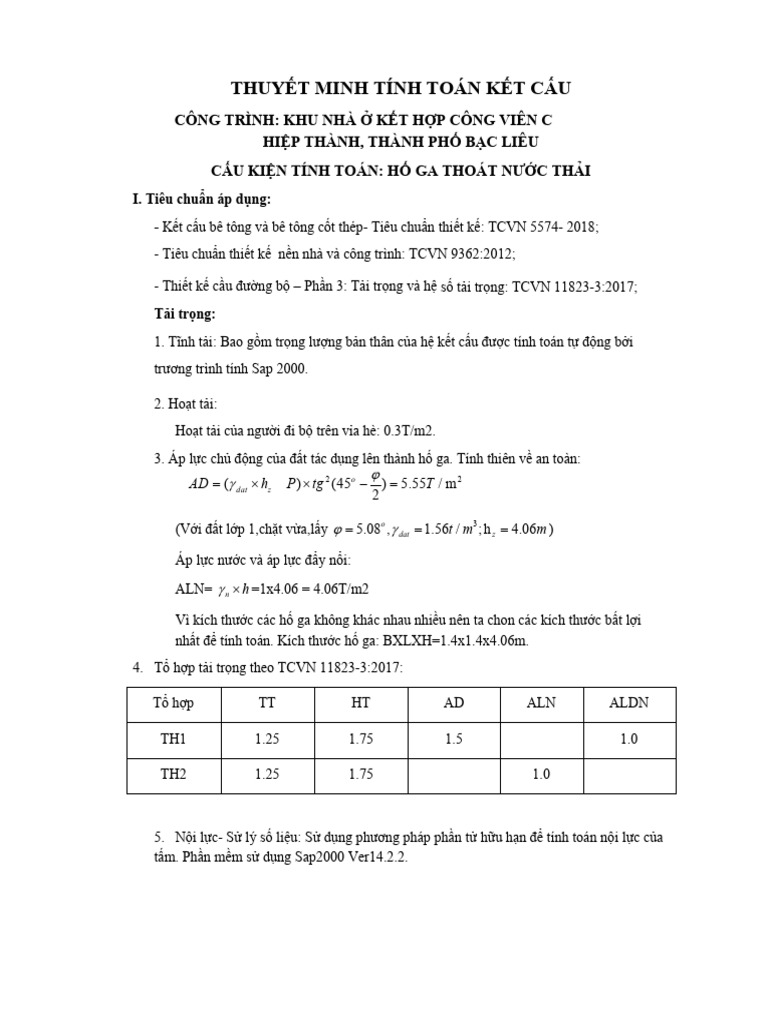0.1phu Luc Tinh Toan Ho Ga TNT | PDF