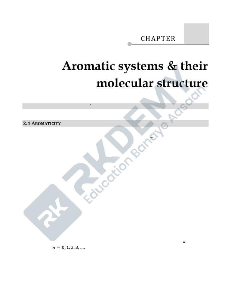 Chapter 2. Aromatic Systems _ Their Molecular Structure_watermark | PDF