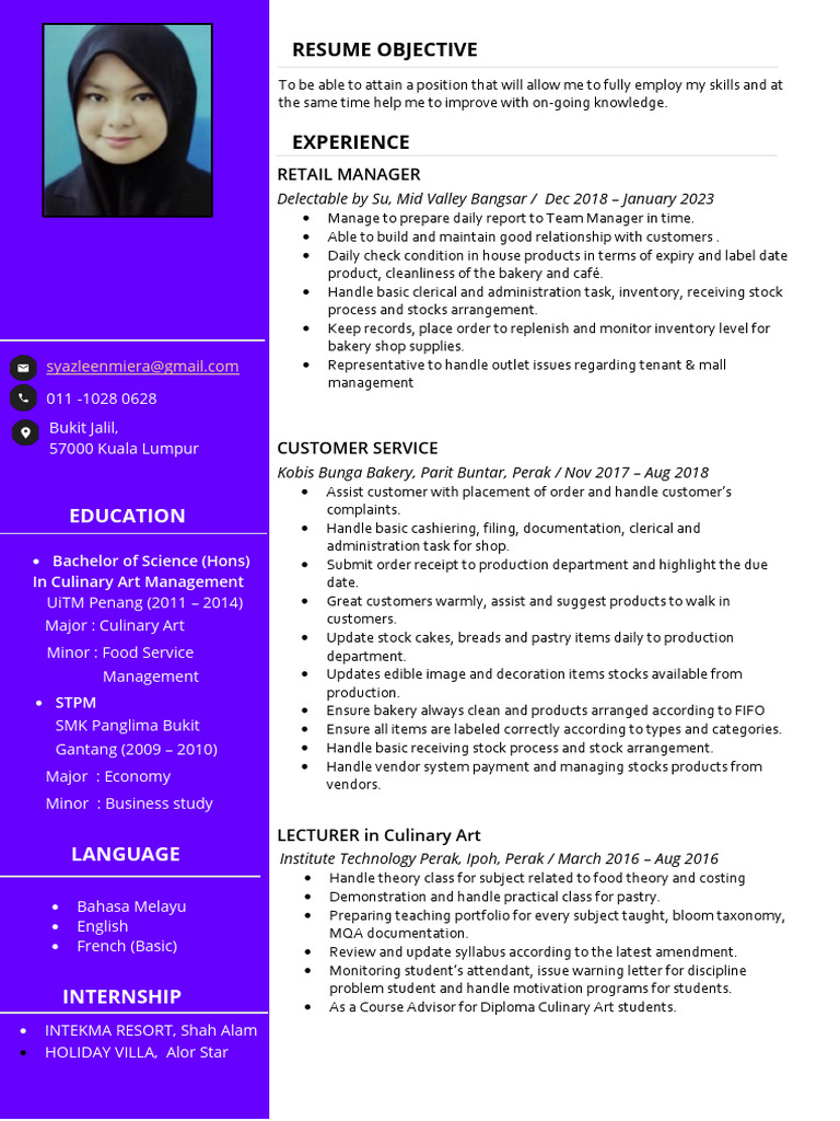 Sample Resuming | PDF