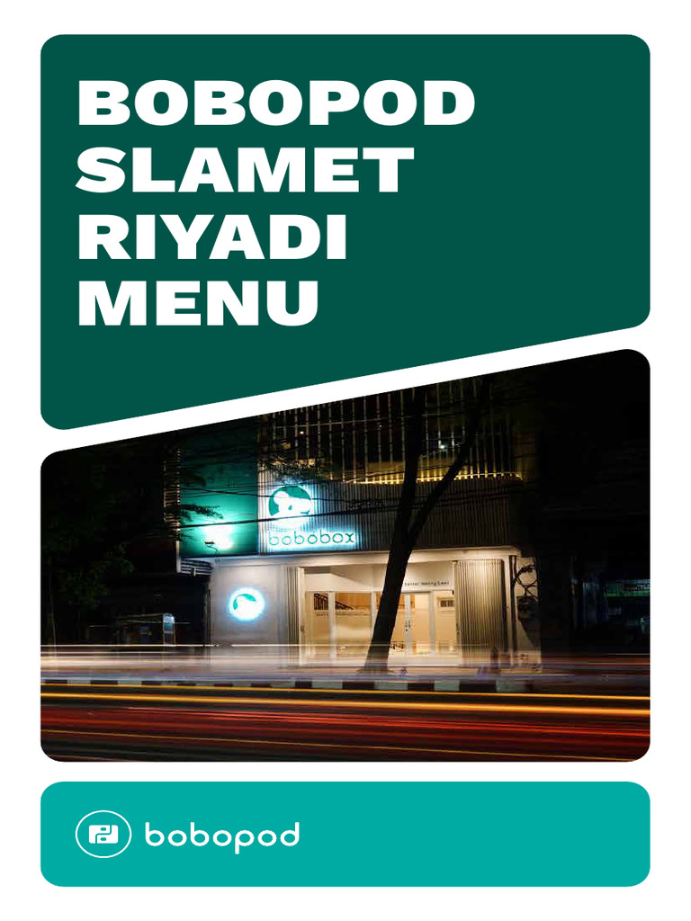 Slamet Riyadi Ancillary Menu | PDF
