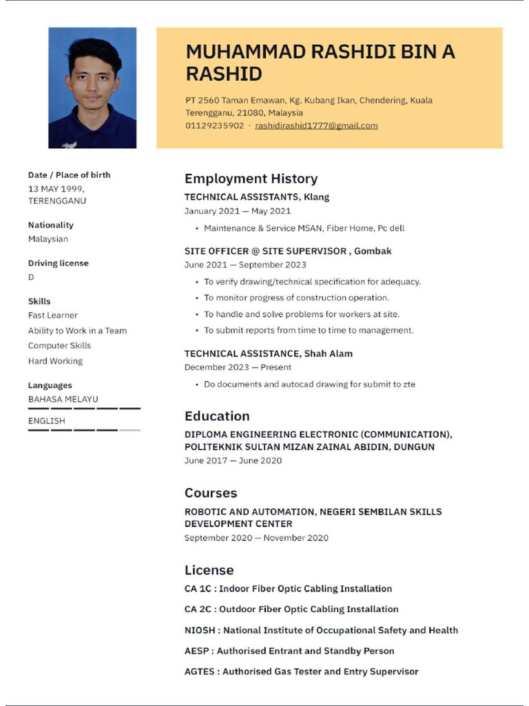 Sample Resuming | PDF