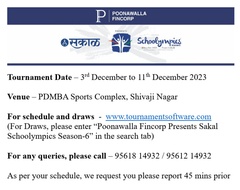 Badminton_Schedule_2023 | PDF