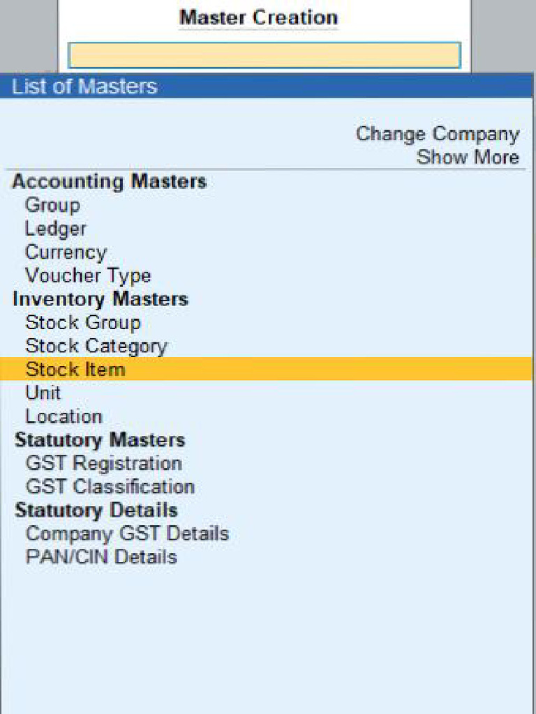 Stock Items | PDF | Finance & Money Management